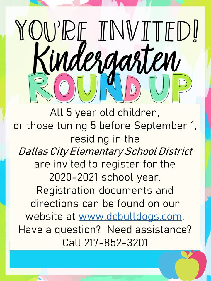 Dallas Elementary School District 327 - Kindergarten Round Up 2020-2021